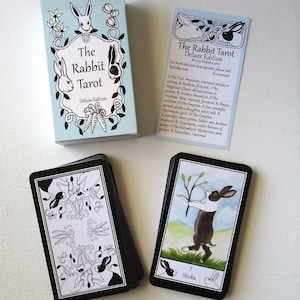 The Rabbit Tarot - Deluxe Version- Animal Art Card Deck From Original ...