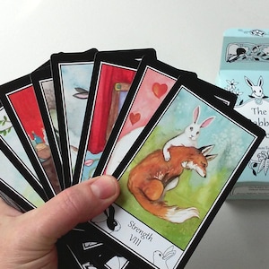 The Rabbit Tarot - Deluxe Version- Animal Art Card Deck From Original ...