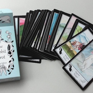 The Rabbit Tarot - Deluxe Version- Animal Art Card Deck From Original ...
