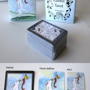 The Rabbit Tarot - Deluxe Version- Animal Art Card Deck From Original ...