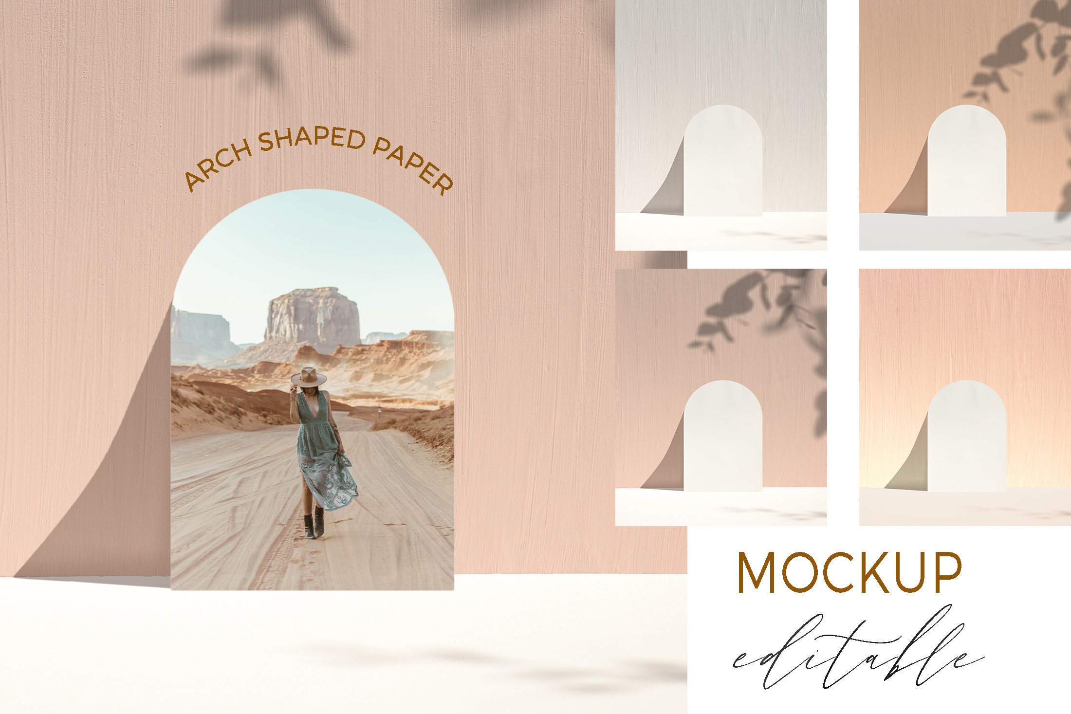 Poster Mockup Editable Mockup Poster Arch Shaped Mock up - Etsy Australia