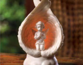 Light up Angel Figurine - Etsy