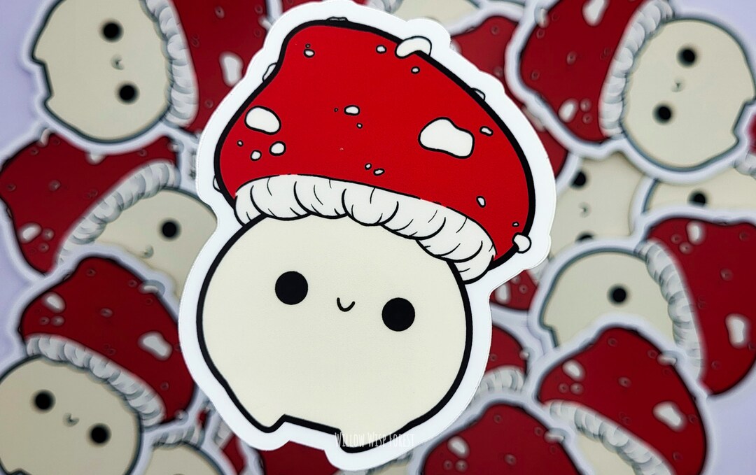 Mushling Sticker Waterproof Vinyl - Etsy