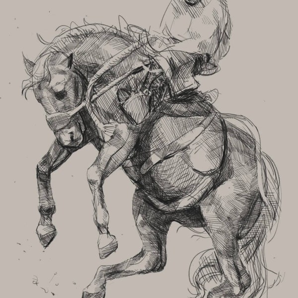 Bronco Horses - Etsy