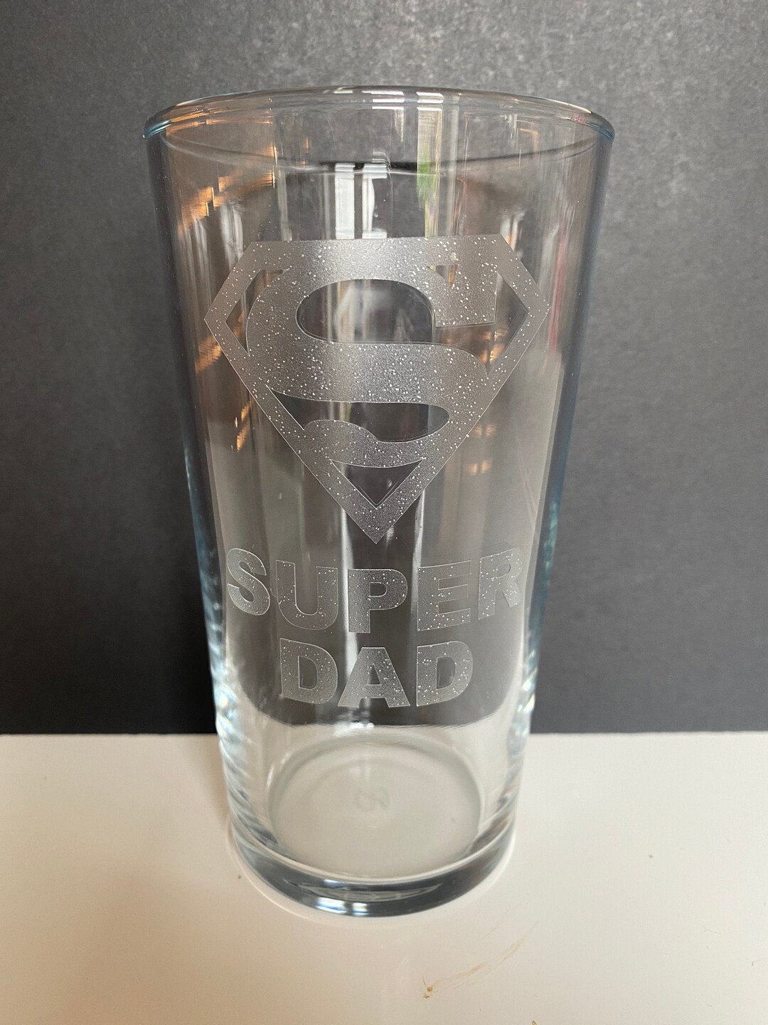 Superdad Pint Glass, Drinking Beer Glass, Father's Day Gift - Etsy