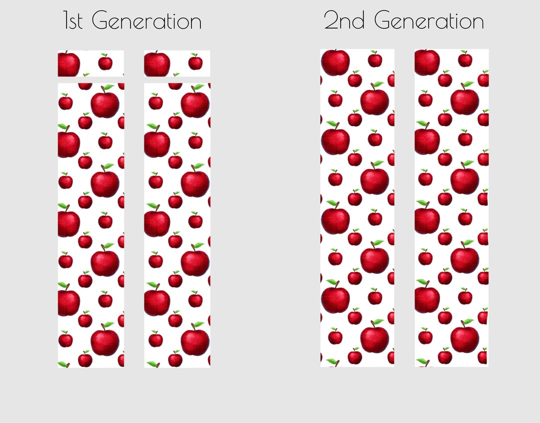 TWO Apple Pencil Skins Apple Pencil Wraps 1st or 2nd Generation Apples ...