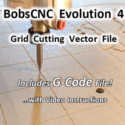 Bobscnc Evolution 4 And E4 Grid Engraving G Code Program With Etsy