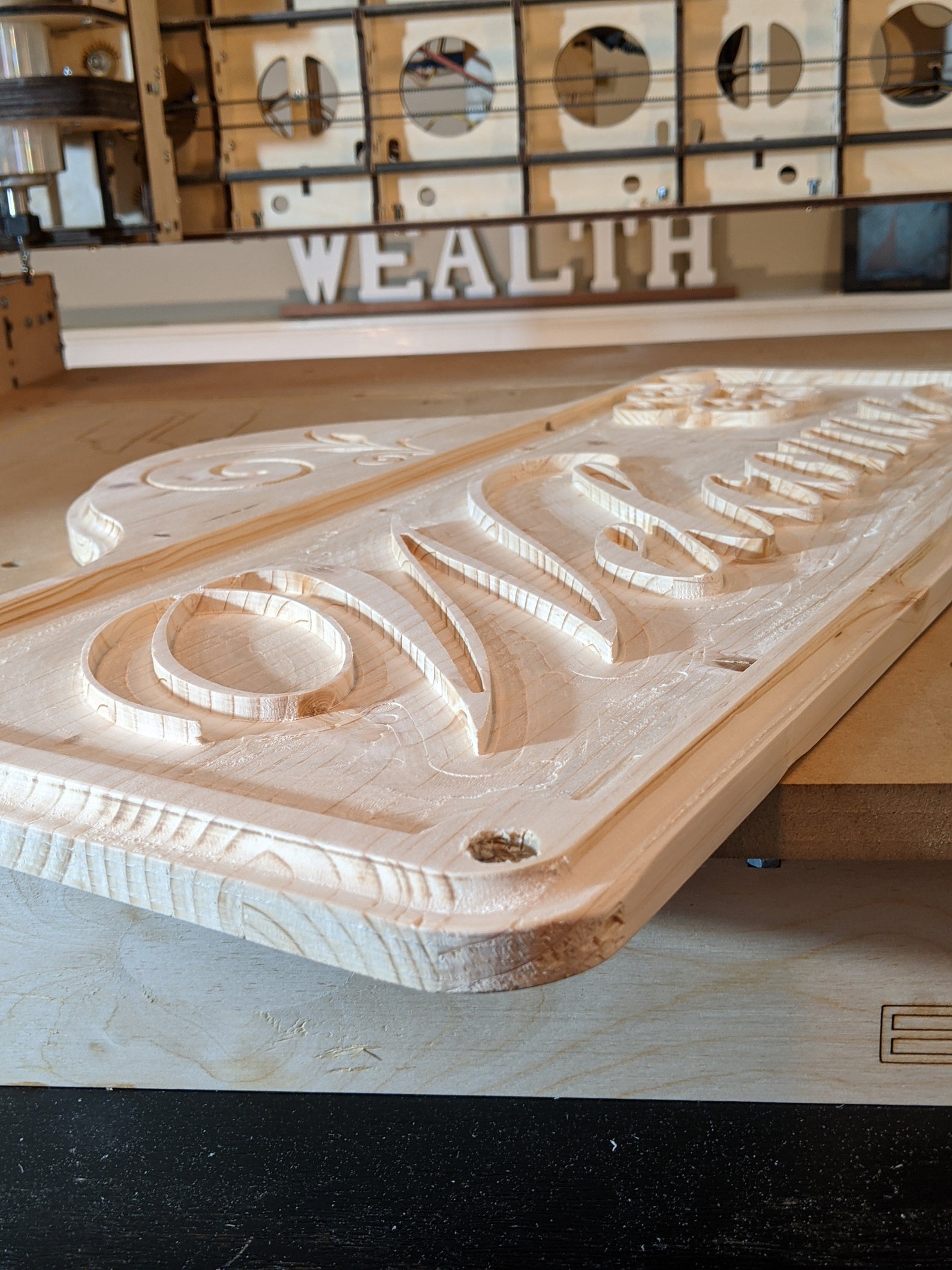 Beautiful Welcome Plaque for Home DXF SVG File for CNC Router Welcome ...