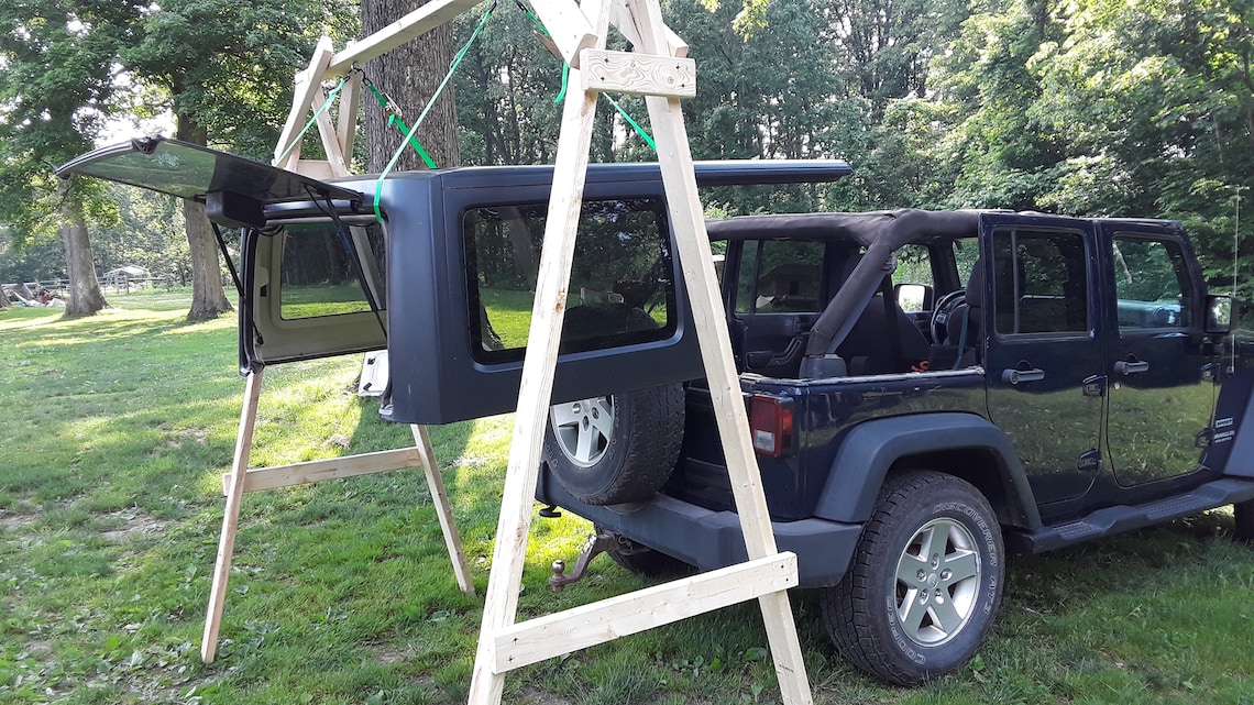 JEEP - Get Topless Easy DIY Jeep Hard Top Lift Hiost Instructions for ...