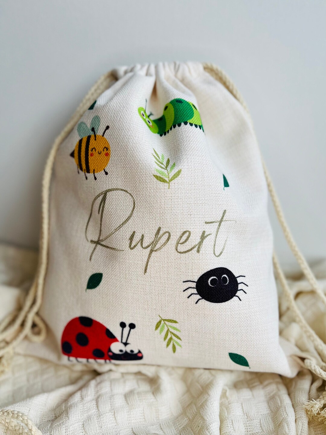 Personalised Drawstring Bag swimming Bag Back to School PE Bag ...