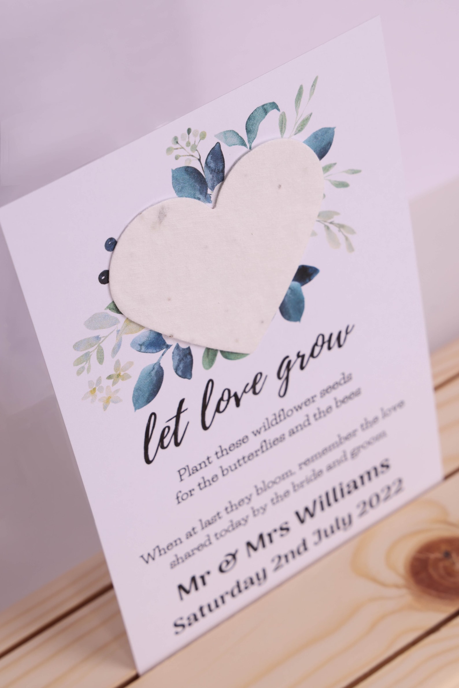 Wedding Favours Plantable Wedding Favours Seed Wedding Favours Embedded ...