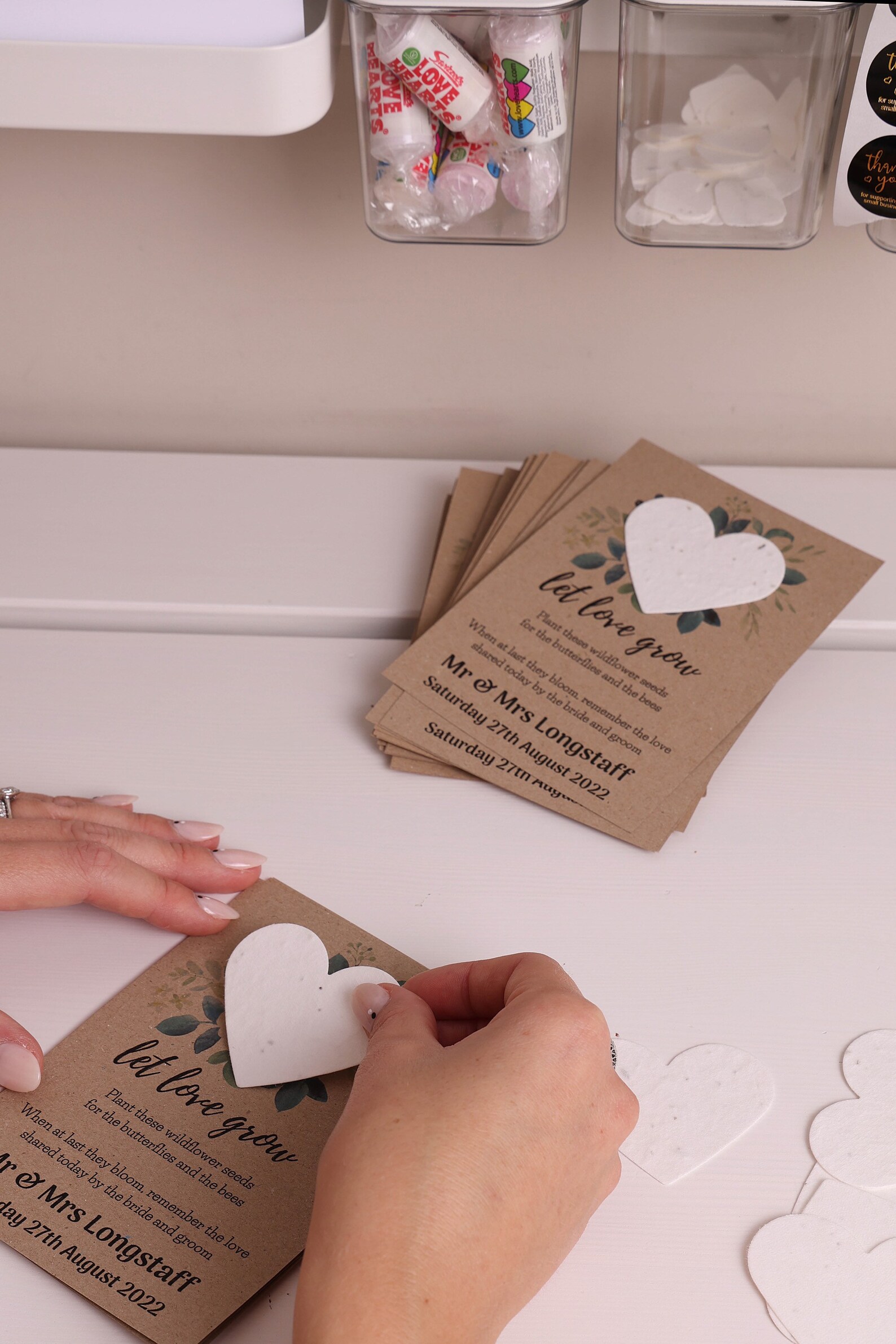 Wedding Favours Plantable Wedding Favours Seed Wedding Favours Embedded ...