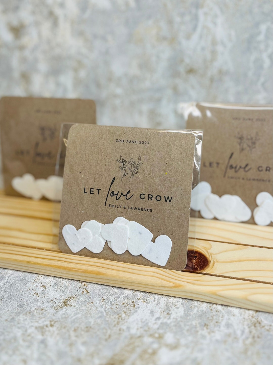 Wedding Favours - Plantable Wedding Favours - Seed Wedding Favours ...
