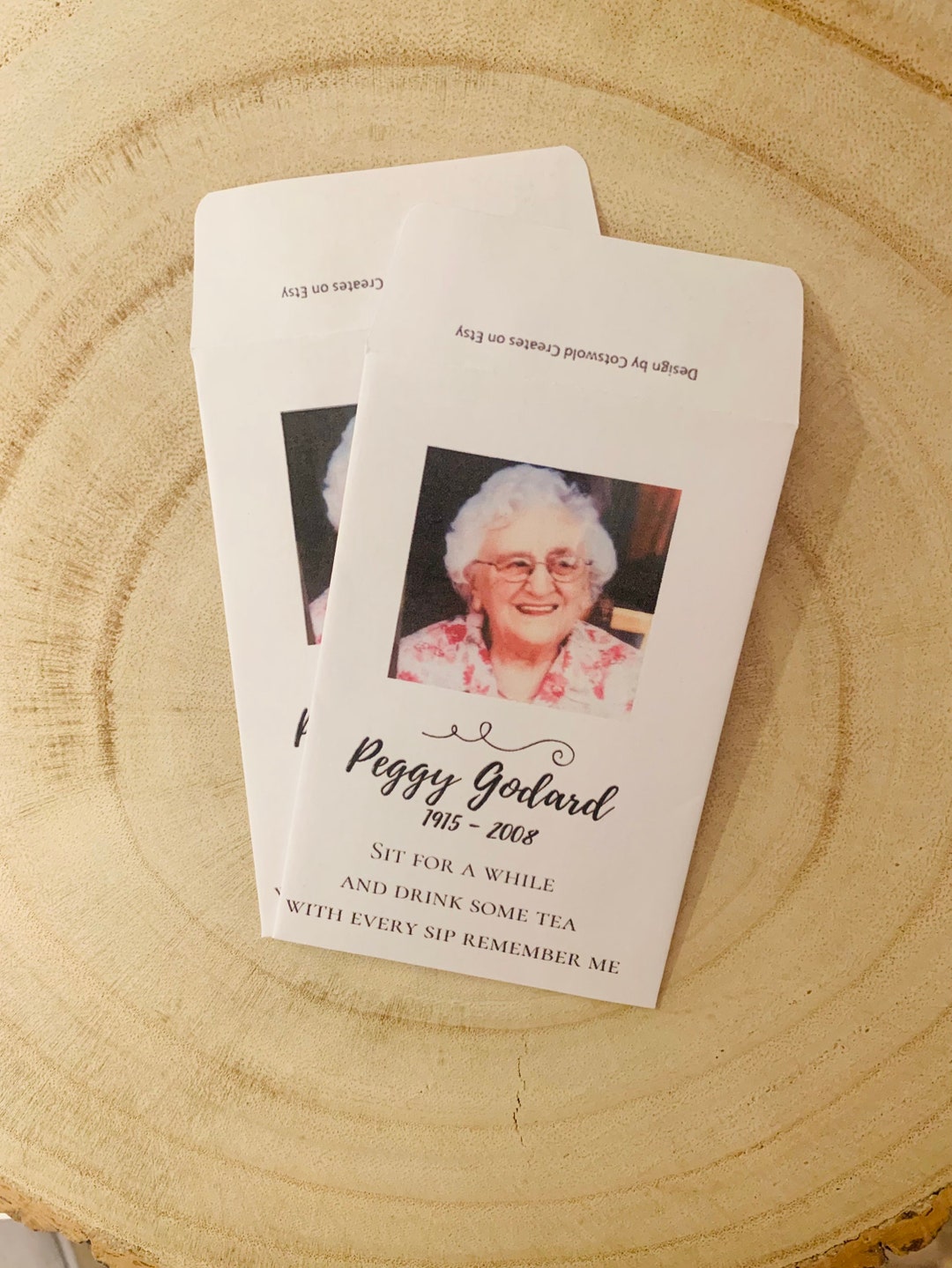 Memorial Favours sip This Tea. Funeral Favours. in Loving Memory ...