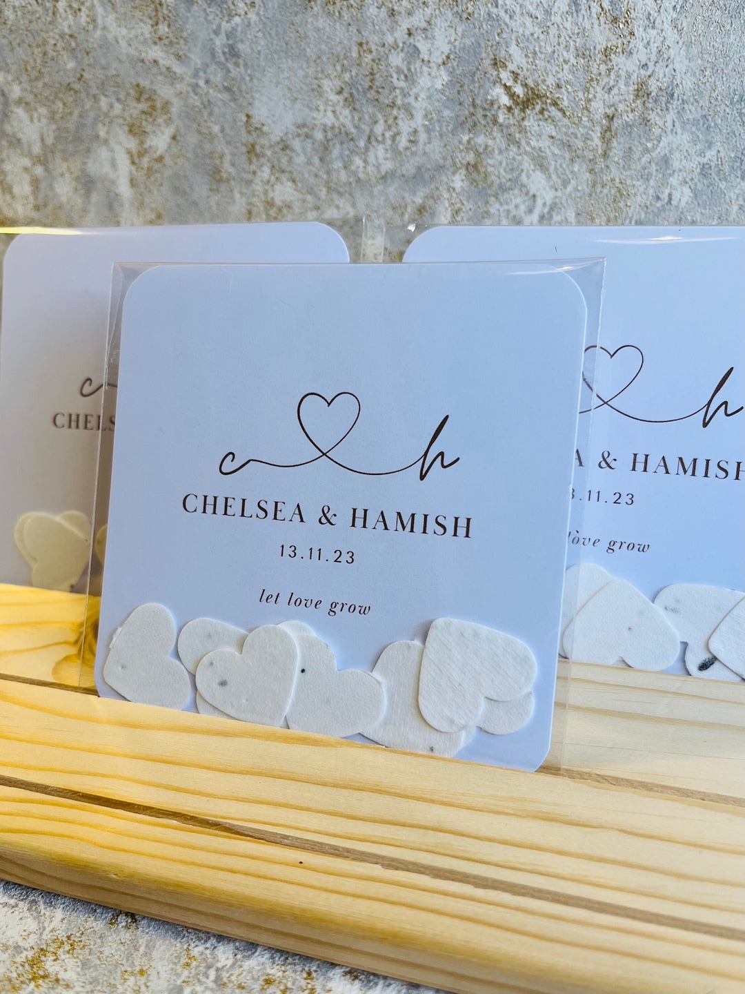 Wedding Favours - Plantable Wedding Favours - Seed Wedding Favours ...