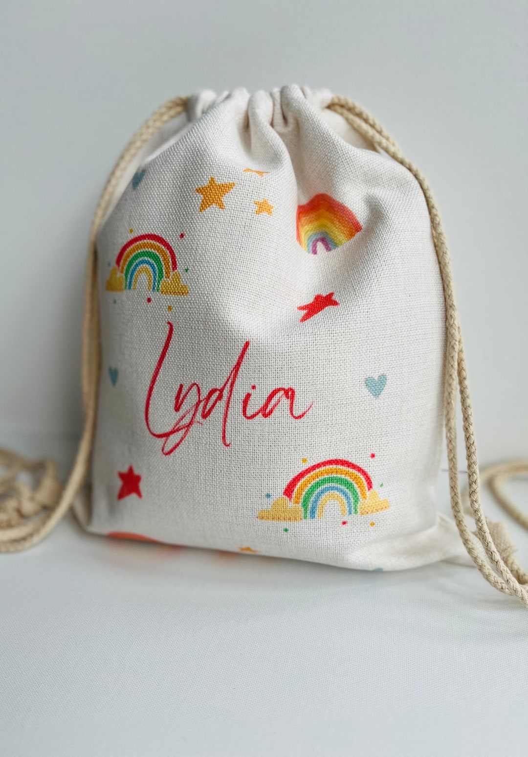 Personalised Drawstring Bag -swimming Bag - Back to School - PE Bag ...