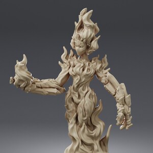 Amber Elemental - Resin Miniature - Dnd Miniatures - Dungeons & Dragons ...