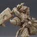 Zombie Butcher 3D Printed Miniature Model for Dnd and Roleplaying Games ...