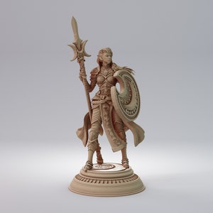 Female Elf Glaive Miniature - Etsy