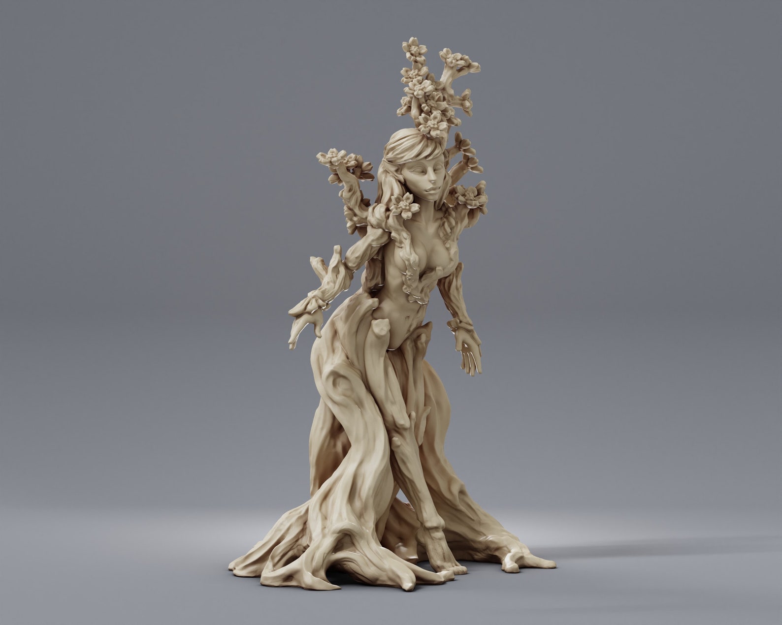 Dryad - 3D Printed Miniature Model for Dnd and Roleplaying Games ...
