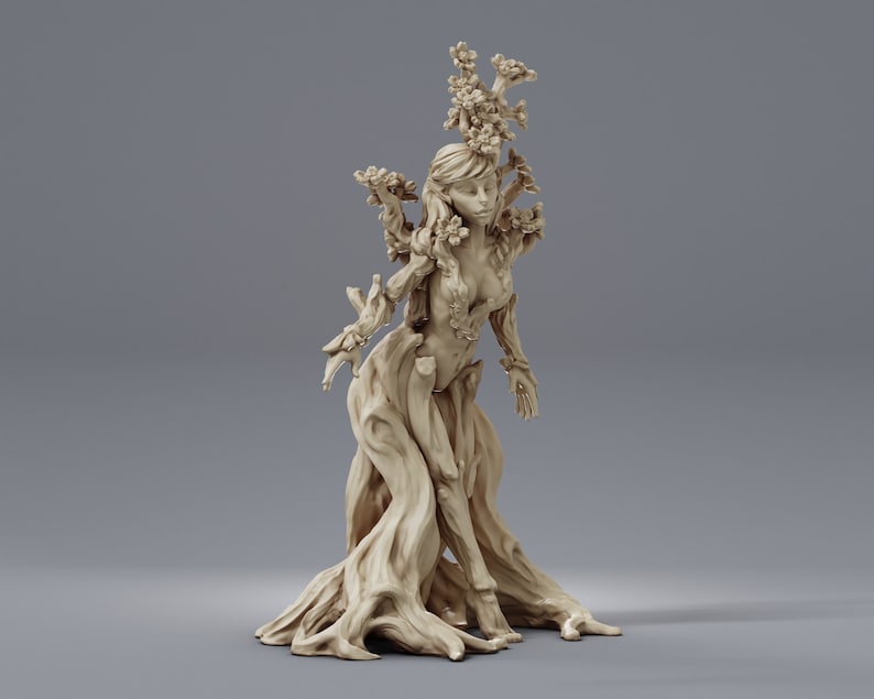 Dryad - 3D Printed Miniature Model for Dnd and Roleplaying Games ...