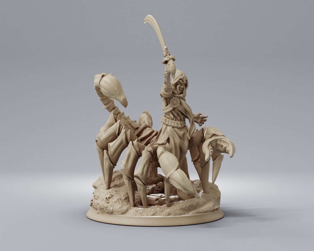 Tlincalli Scorpion Folk 32mm D&D Resin Miniature Dungeons and Dragons ...