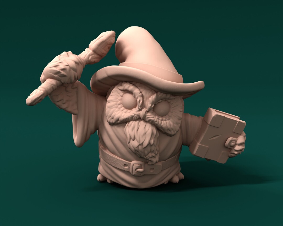 Owlkin Wizard Resin Miniature Dnd Miniatures Dungeons & - Etsy