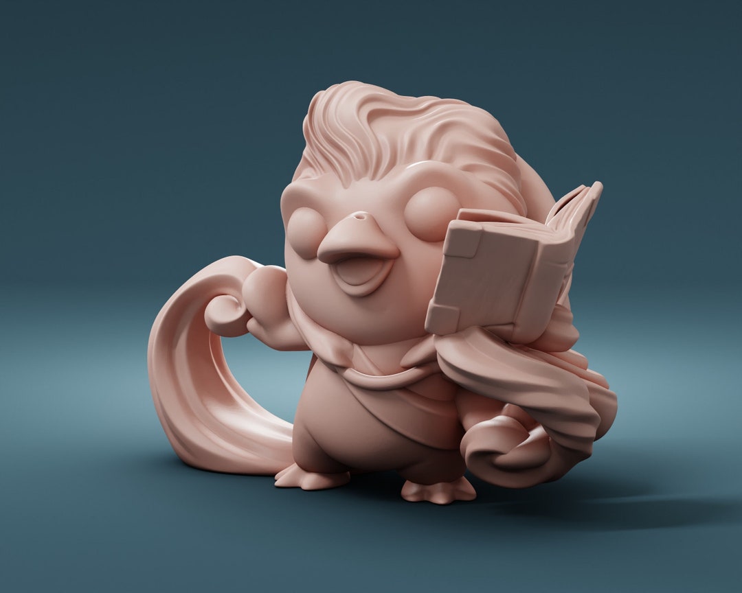 Penguin Mage - Resin Miniature - Dnd Miniatures - Dungeons & Dragons ...