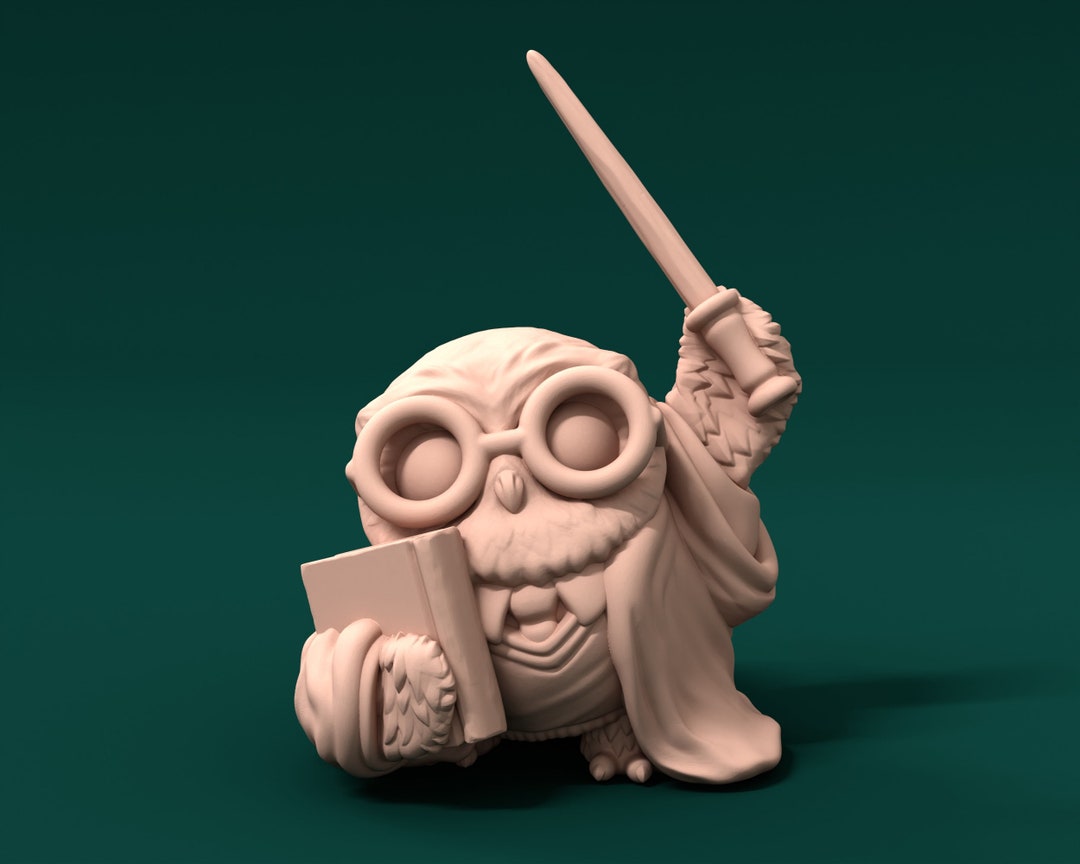 Owlkin Young Wizard- Resin Miniature - Dnd Miniatures - Dungeons ...