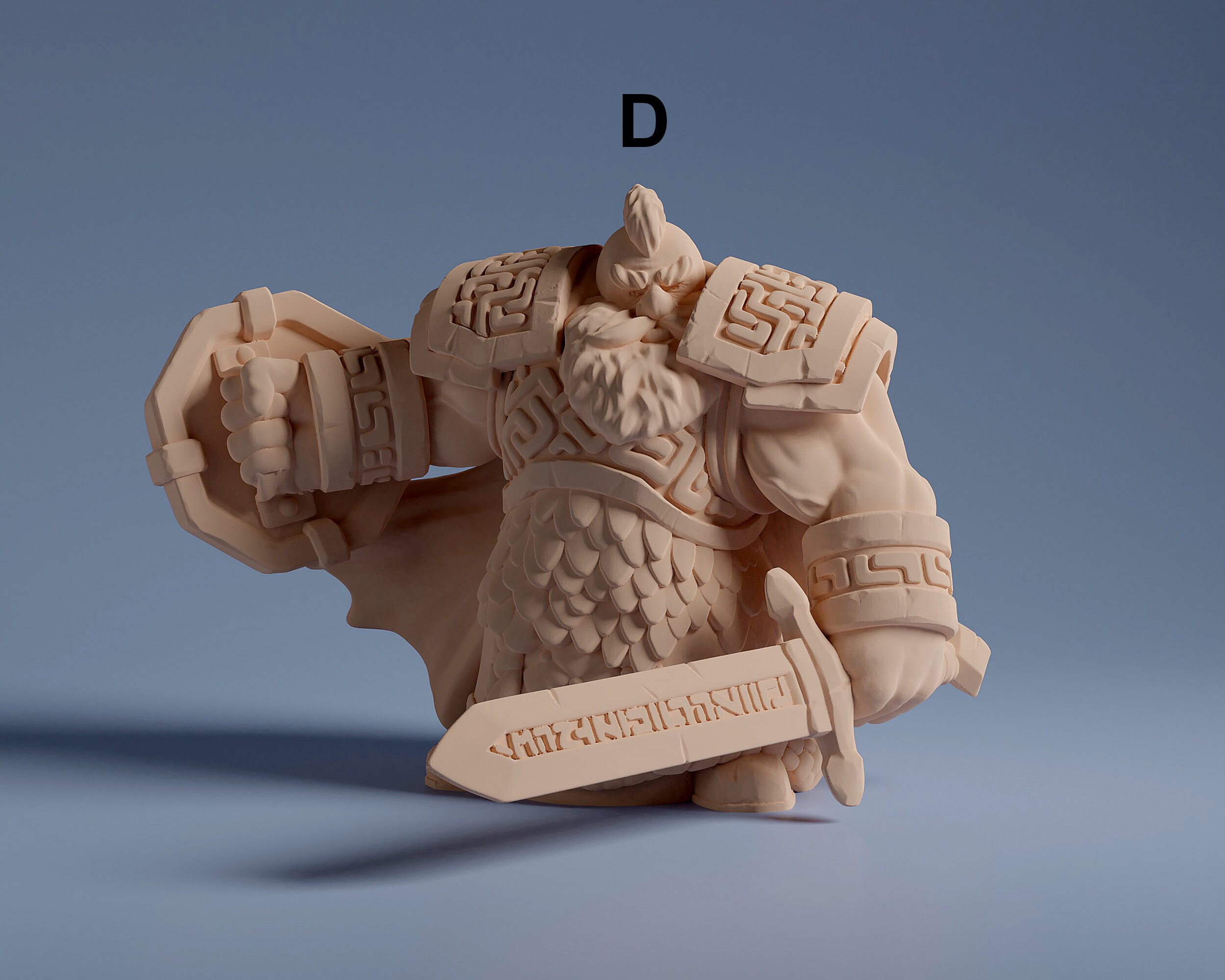 Dwarven Infantry - Resin Miniature - Dnd Miniatures - Dungeons ...