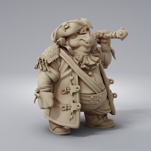 Giff Fighter Hippo Warrior 32mm D&D Resin Miniature Dungeons and ...