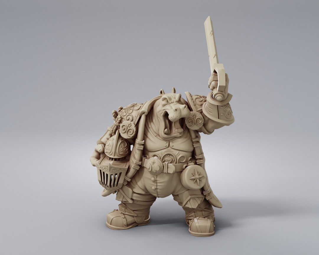 Giff Peacekeeper Giff Trooper 3D Printed Miniature Model D&D - Etsy