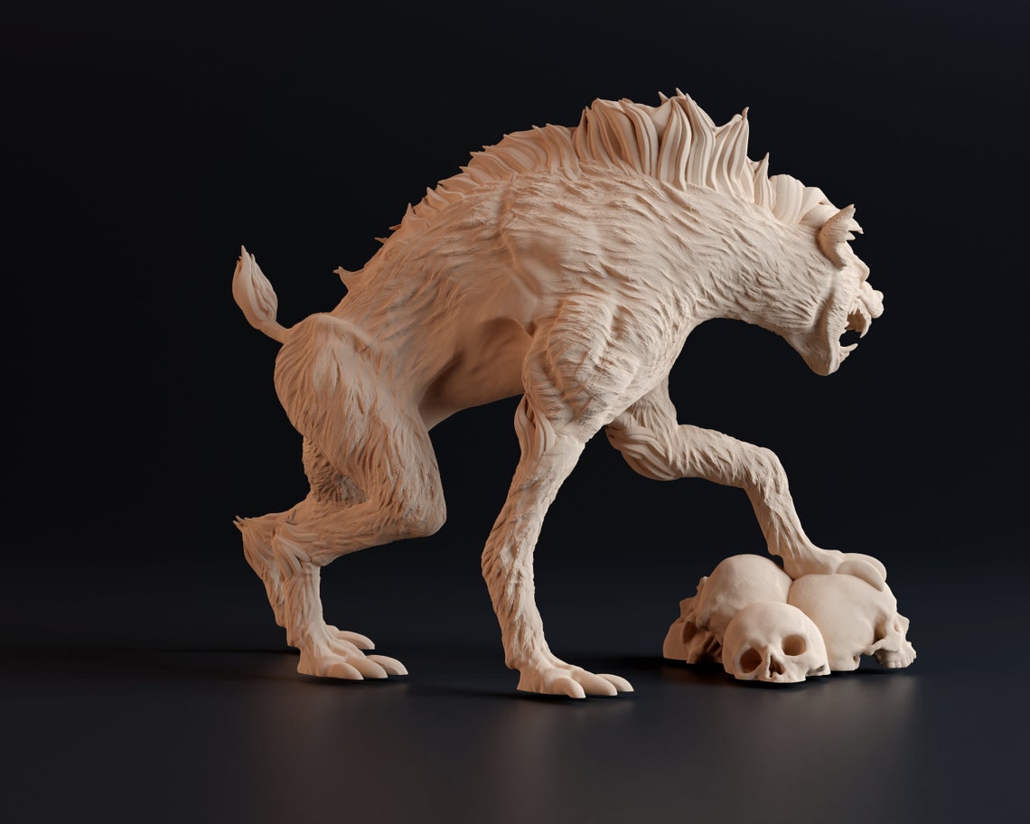 Hyena Resin Miniature Dnd Miniatures Dungeons & Dragons - Etsy