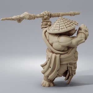 Giff Hippo Monk 32mm D&D Resin Miniature Dungeons and Dragons ...