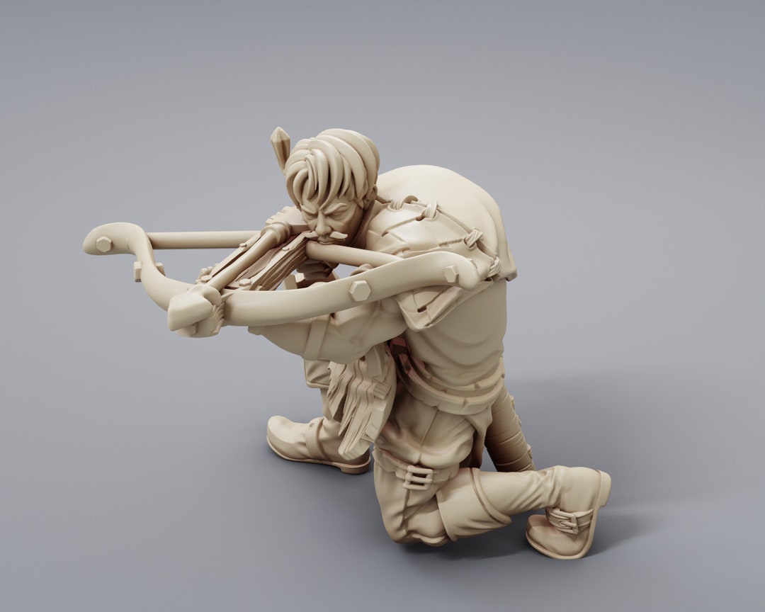 Ranger - Crossbow - Hunter - Resin Miniature - Dnd - Dungeons & Dragons ...