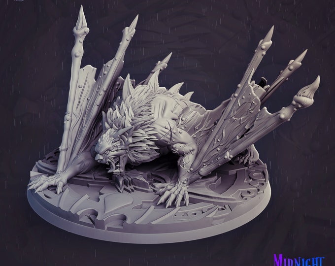 Giant Vampire Bat Resin Miniature Dnd Miniatures Dungeons & Dragons ...