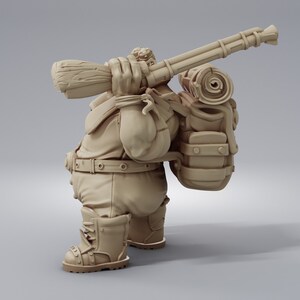 Giff Explorer Pathfinder Adventurer- 32mm Resin Miniature Dnd ...