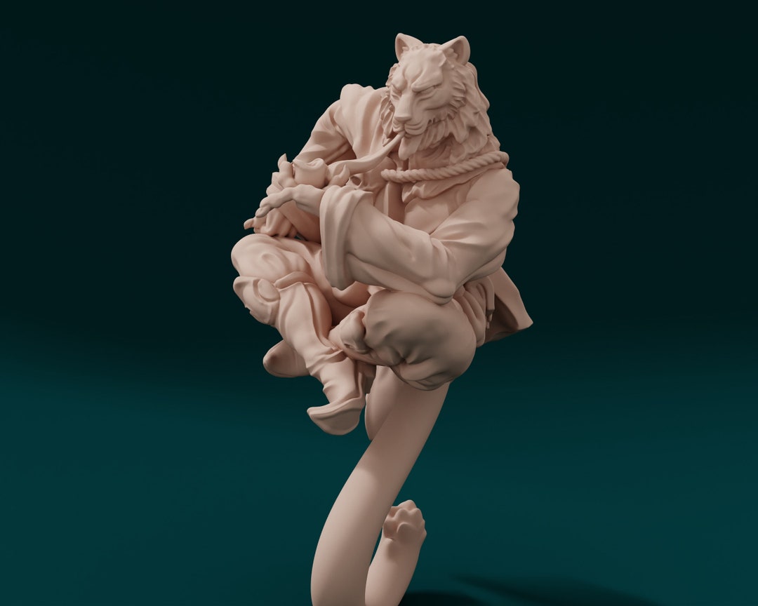 Rakshasa 32mm D&D Resin Miniature Dungeons and Dragons Pathfinder RPG ...