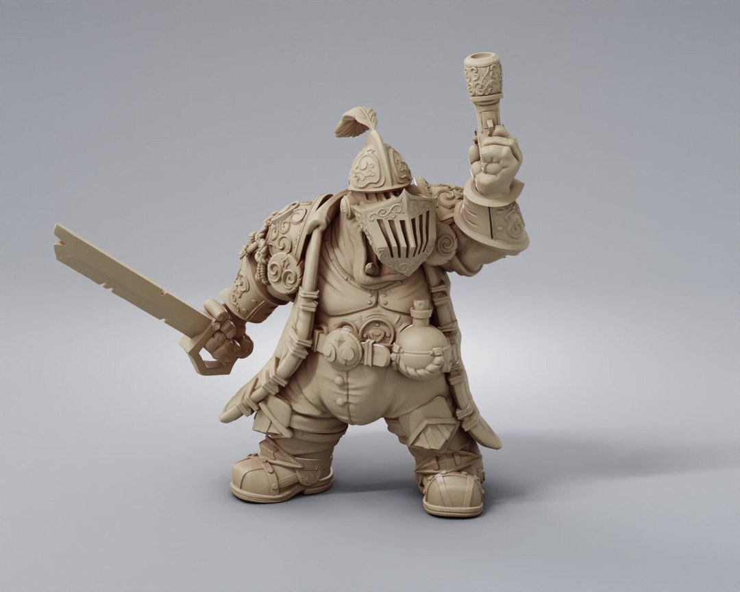 Giff Peacekeeper Giff Trooper 3D Printed Miniature Model D&D - Etsy