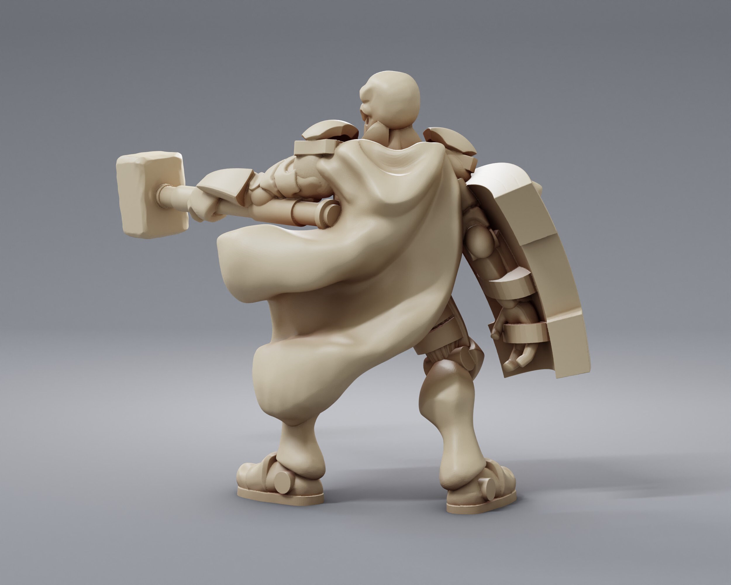 Warforged - 3D Printed Miniature Model for Dnd and Roleplaying Games - Etsy