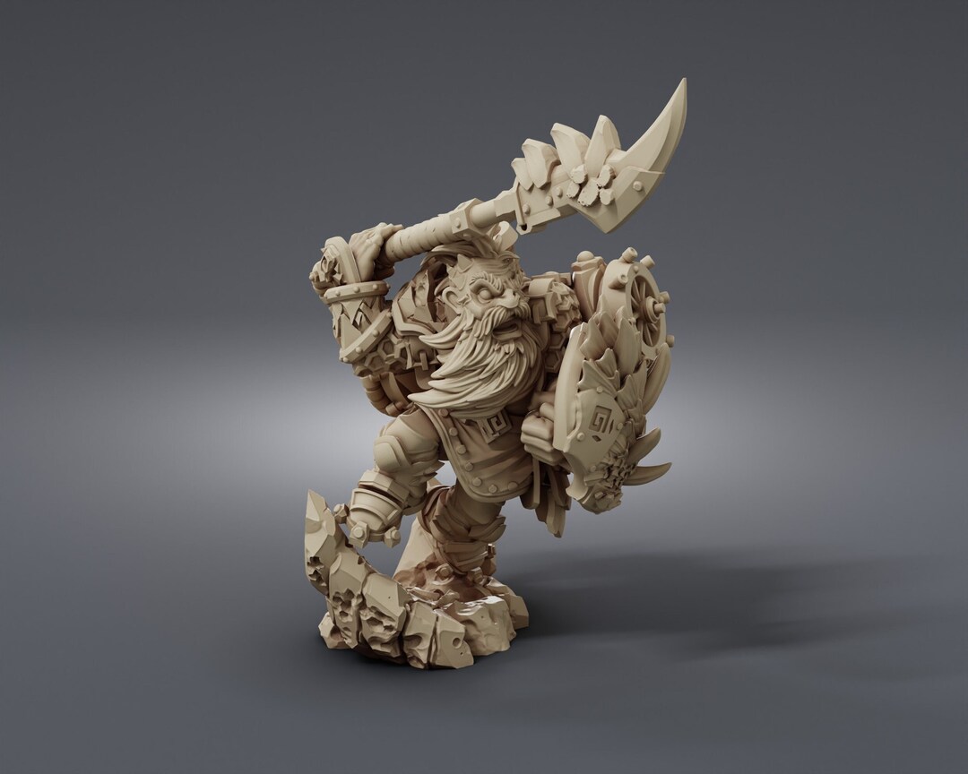 Dwarf General Resin Miniature Dnd Miniatures Dungeons & Dragons ...