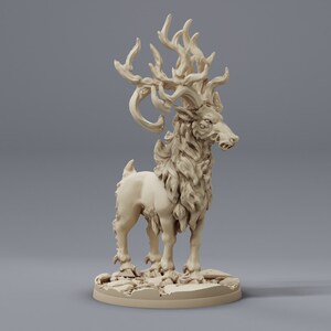 Demon Stag - 3D Printed Miniature Model for Dnd and Roleplaying Games ...