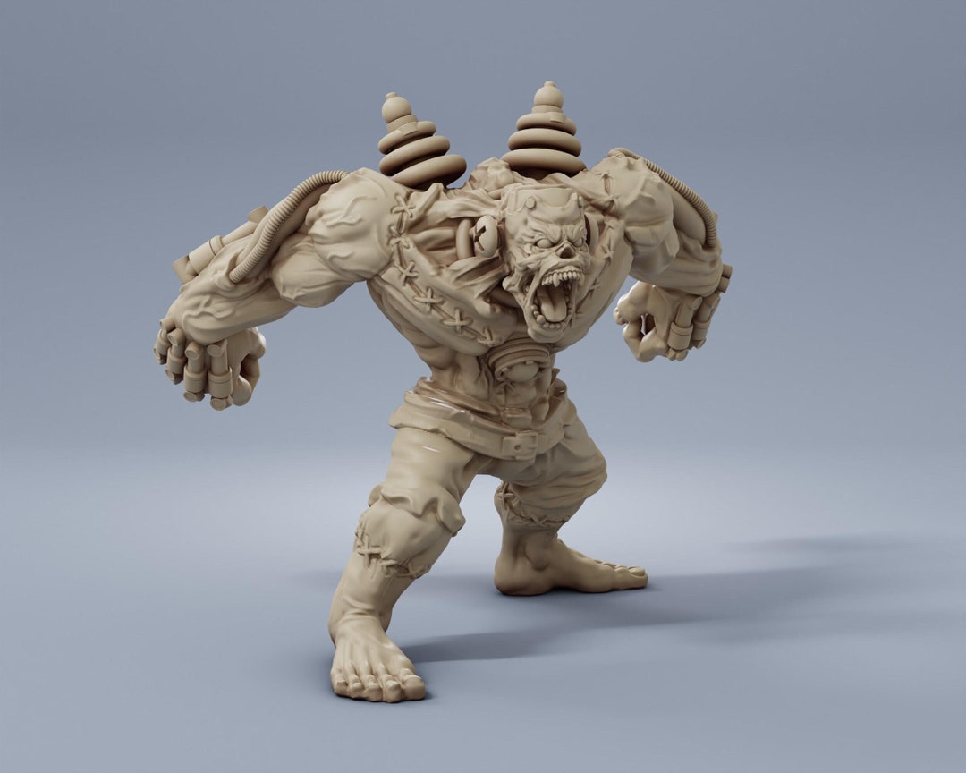 Frankenstein Flesh Golem- Resin Miniature - Dnd Miniatures - Dungeons ...