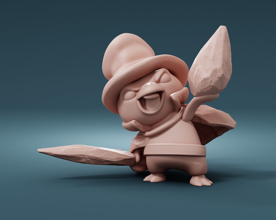 Penguin Ice Mage - Resin Miniature - Dnd Miniatures - Dungeons ...