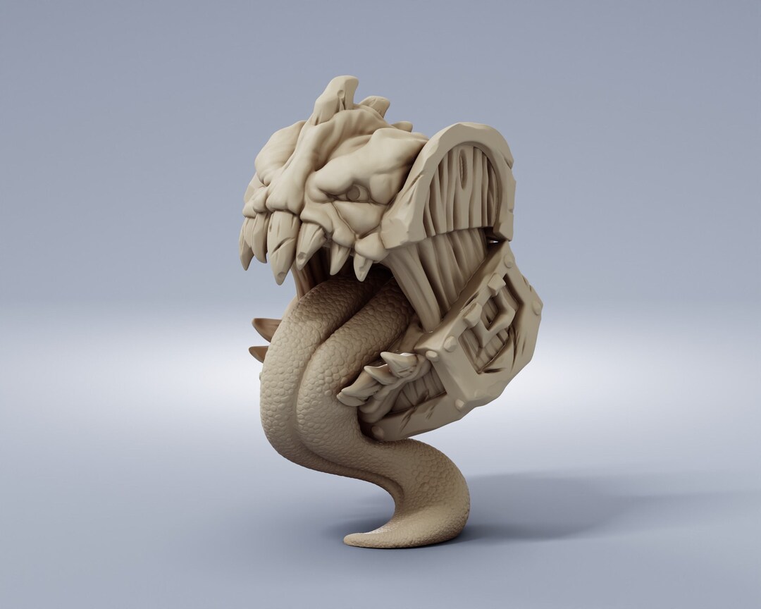 Mimic - Resin Miniature - Dnd Miniatures - Dungeons & Dragons ...
