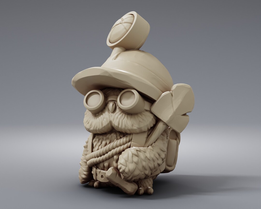 Owlkin Miner - Resin Miniature - Dnd Miniatures - Dungeons & Dragons ...