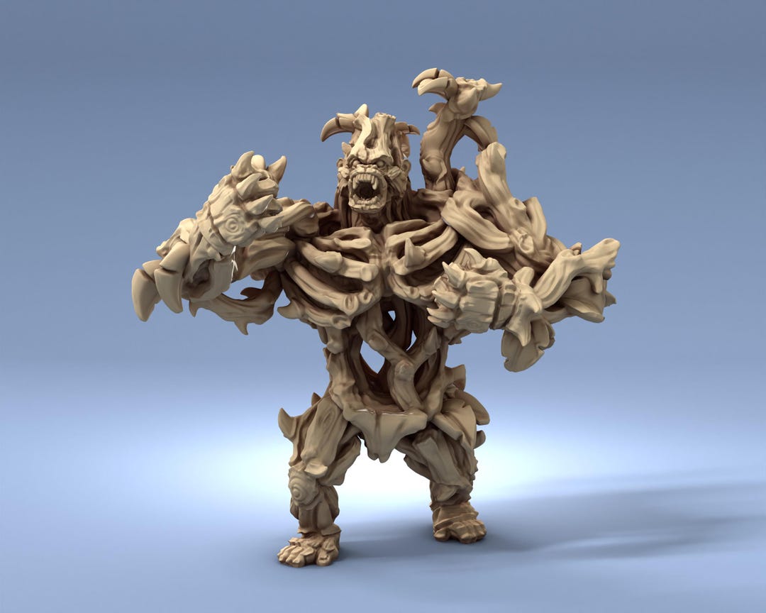 Gorilla Earth Elemental 28mm 32mm Resin Miniature Dnd Dungeons ...