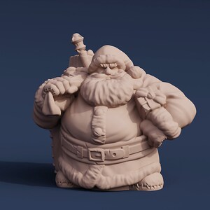 Dwarven Santa Resin Miniature Dnd Miniatures Dungeons & Dragons ...