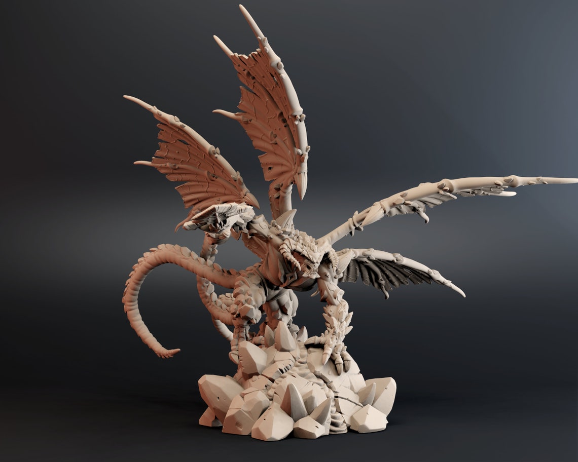 Volcano Demon - 3D Printed Miniature Model - Roleplaying Games ...