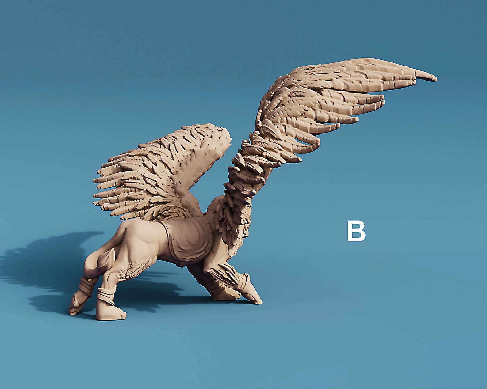 Winged Lion Resin Miniature Dnd Miniatures Dungeons & | Etsy